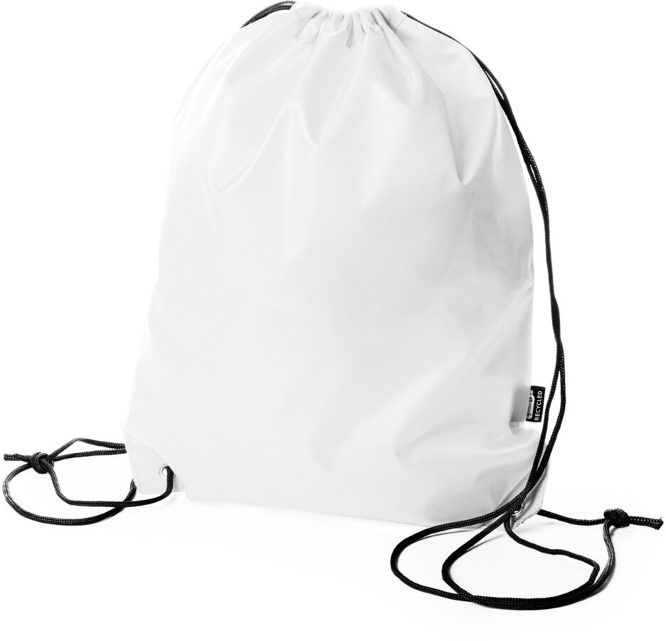 Sac à dos polyester à cordon en polyester doux avec coins renforcés