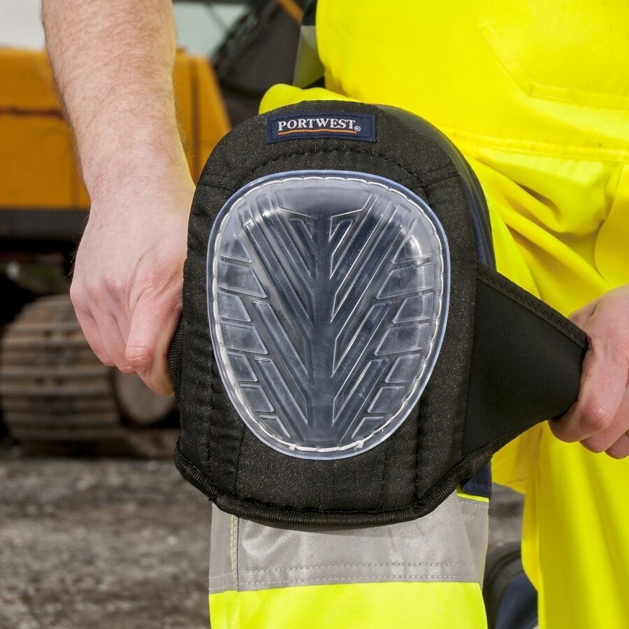 Genouillères coque extérieure protecteur des genoux, gel amortisseur ...